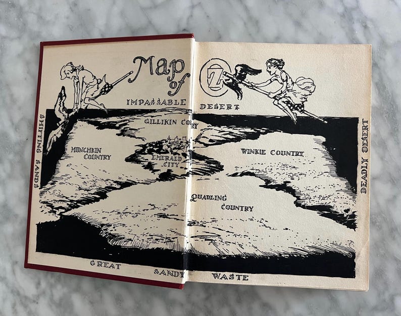 Vintage 1939 Ozoplaning With the Wizard of Oz by Ruth Plumly Thompson L ...