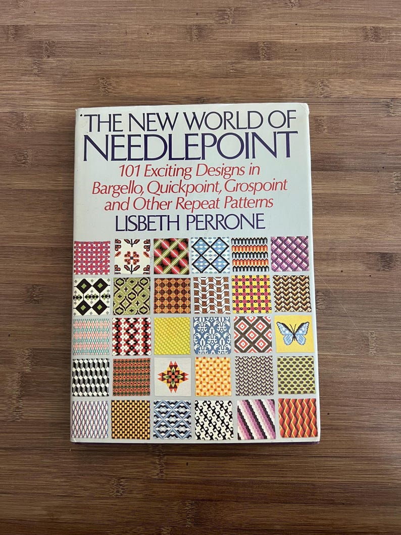 Vintage 1972 the World of Needlepoint Book 101 Exciting Designs by ...