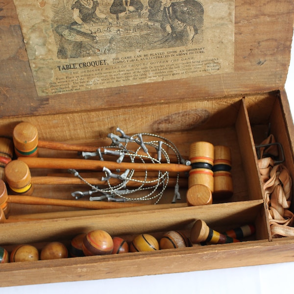 Croquet Game - Etsy