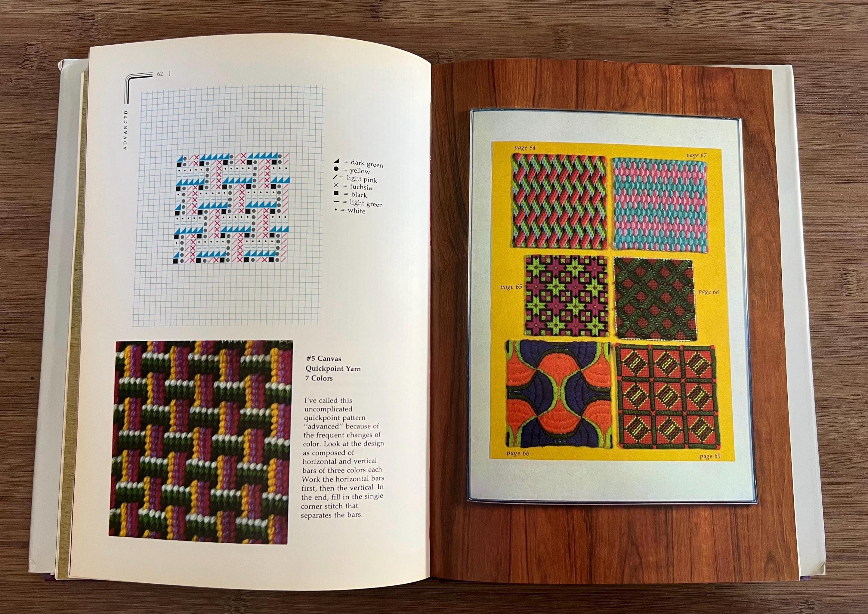 Vintage 1972 the World of Needlepoint Book 101 Exciting Designs by ...