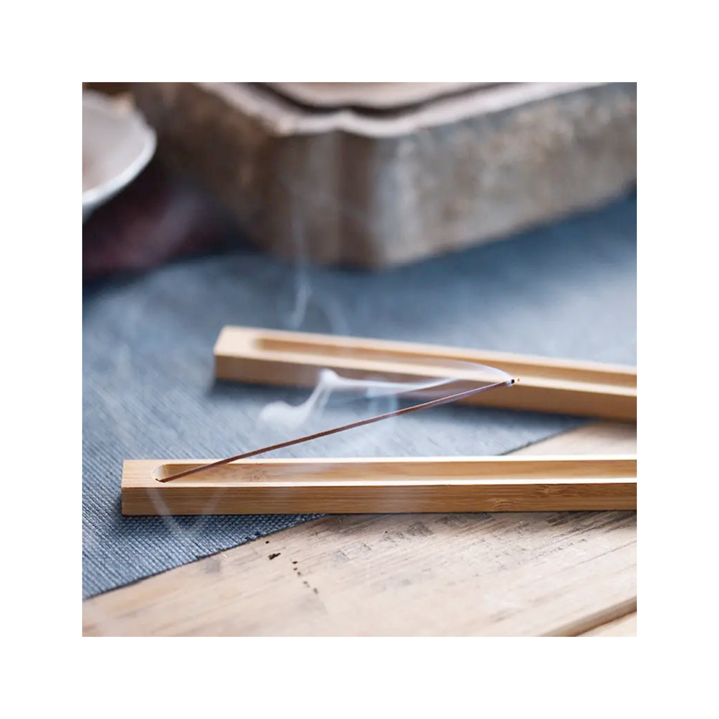 Bamboo Incense Holder for Sticks, Incense Tray, Natural Incense Burner ...