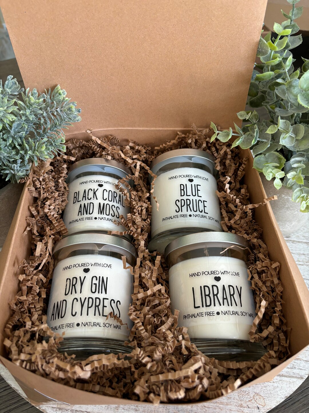 Warm and Woodsy Candle Sampler Pack Soy Scented Candles Non-toxic ...