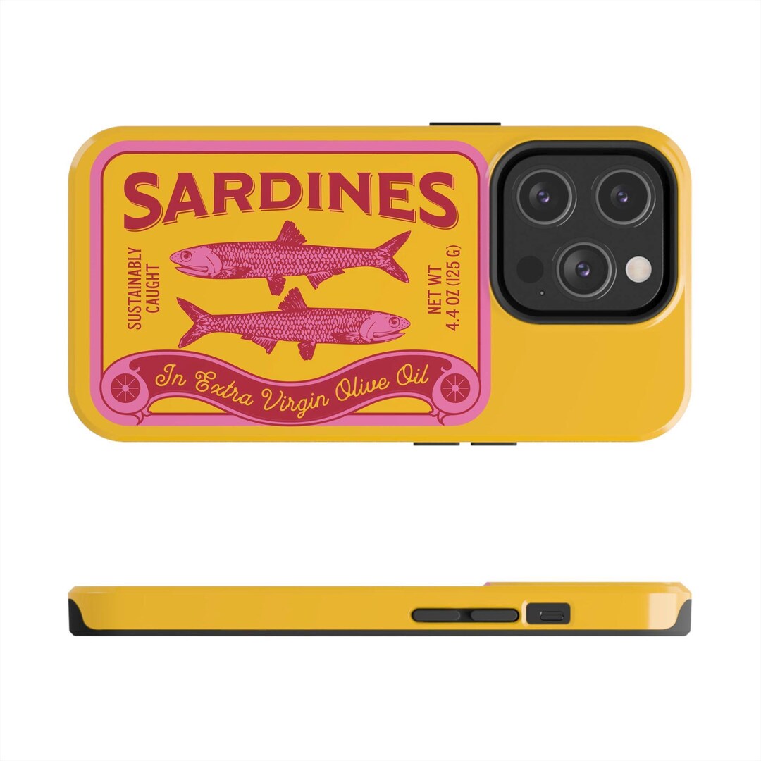 Sardines iPhone Case, Nautical iPhone Case, Fish iPhone Case, Fish ...
