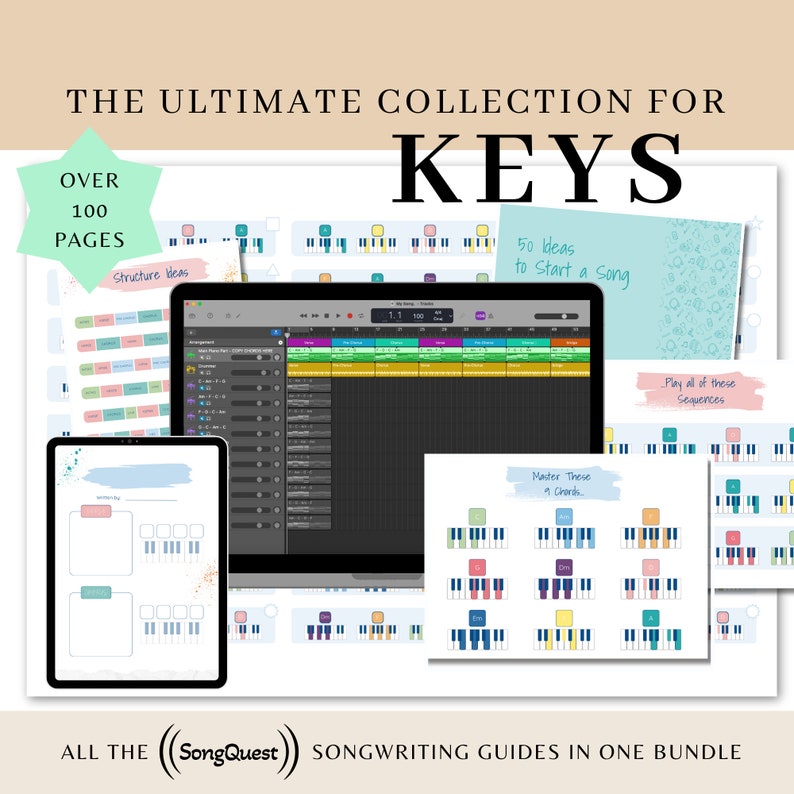 The Ultimate Collection: Songwriting for Keys - Beginner Piano, Music ...