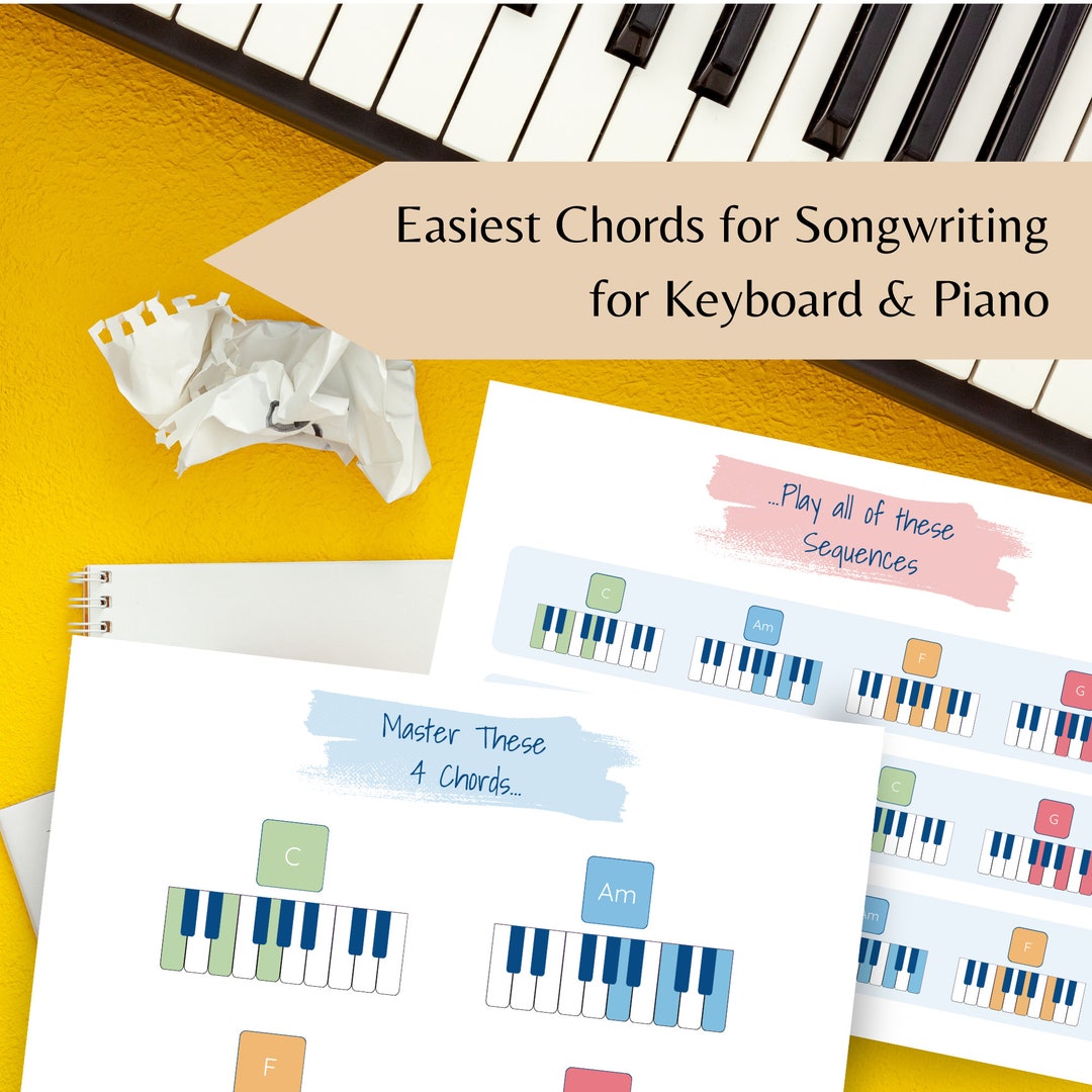 Easiest Chords for Songwriting for Keys - Build Multiple Sequences With ...