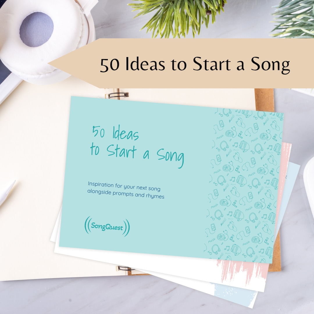 50 Ideas to Start a Song - PDF Download With Themes, Prompts and Rhymes ...