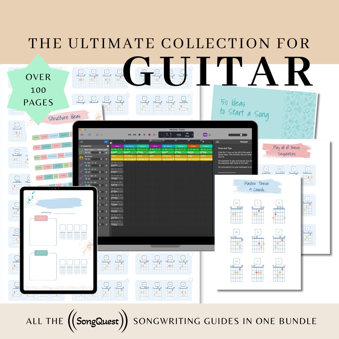 The Ultimate Collection: Songwriting for Guitarists Beginner Guitar ...