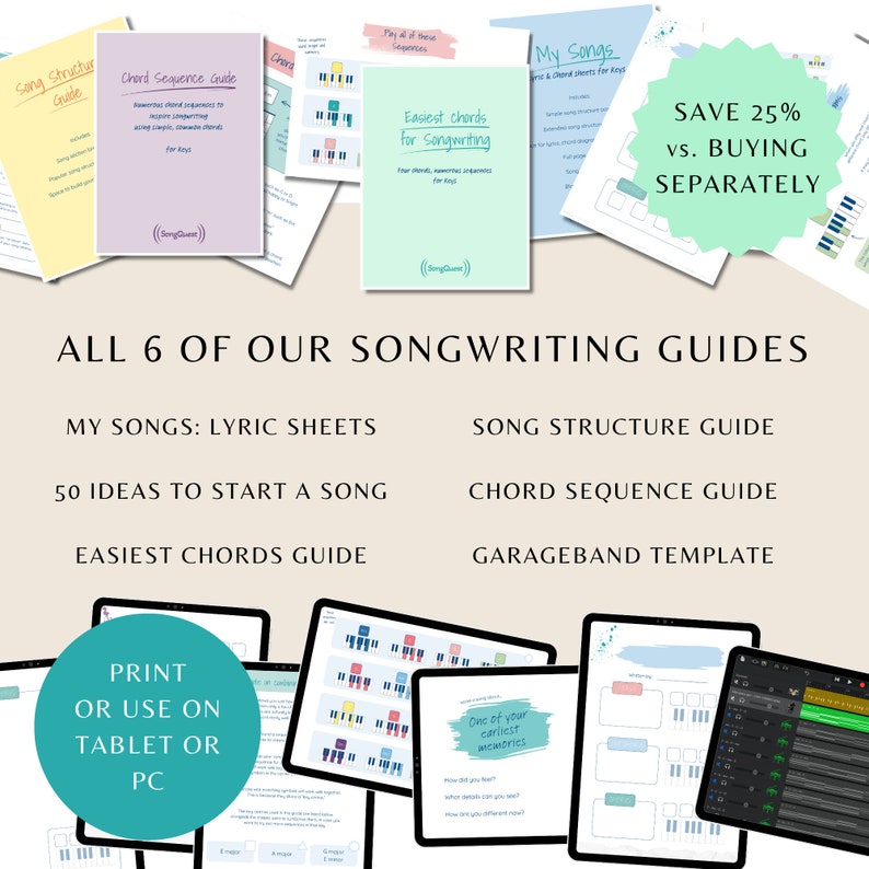 The Ultimate Collection: Songwriting for Keys - Beginner Piano, Music ...