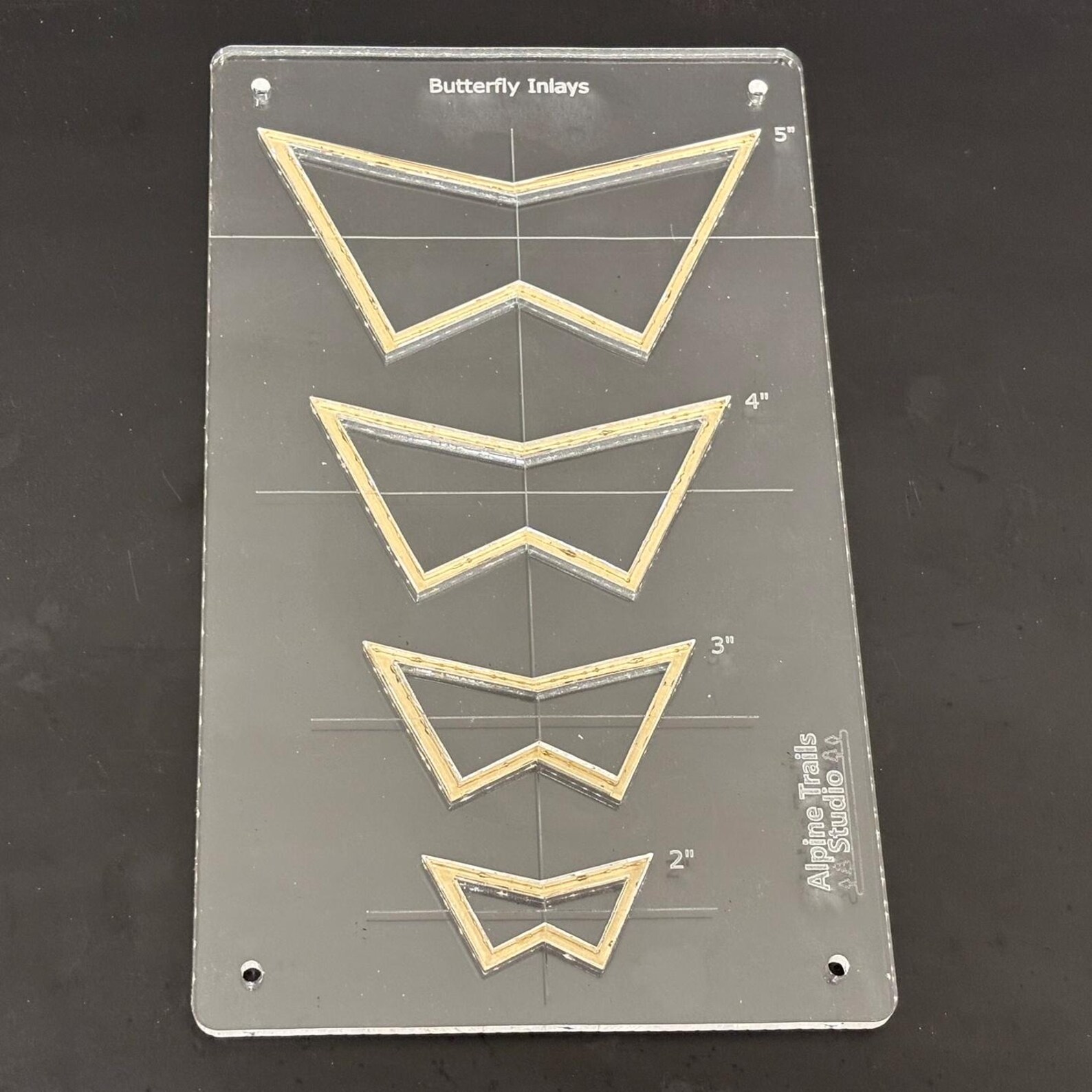 Router Inlay Templates || Bowtie, Butterfly, Barbell, X, Dog Bone ...