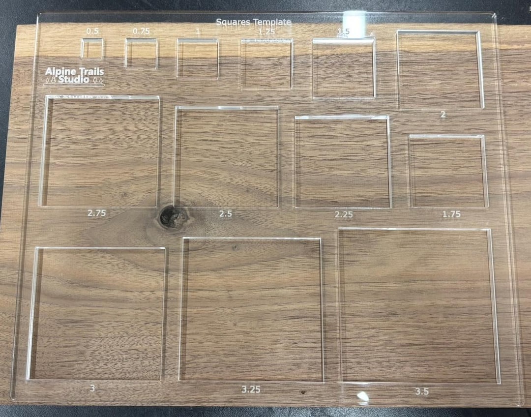 Router Squares and Rectangles Cutting Templates - Etsy