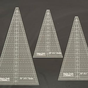 30 Degree Triangle Quilting Ruler - Multiple Sizes - Etsy