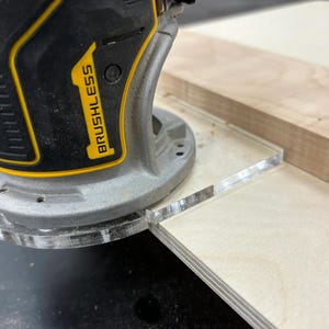 Router Base Plates for Dewalt Compact Palm Routers (models DW600 ...