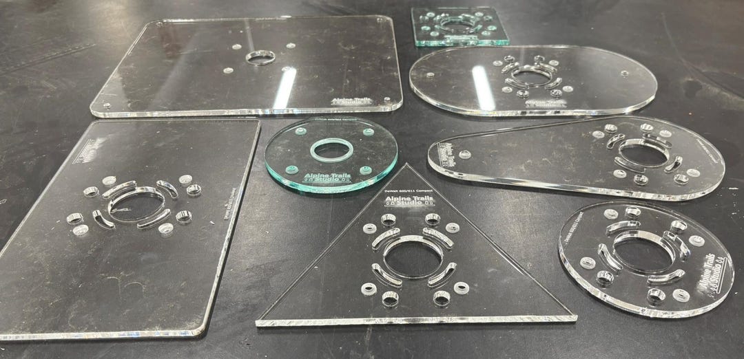 Router Base Plates for Makita Compact Palm Routers (models RT0701C ...