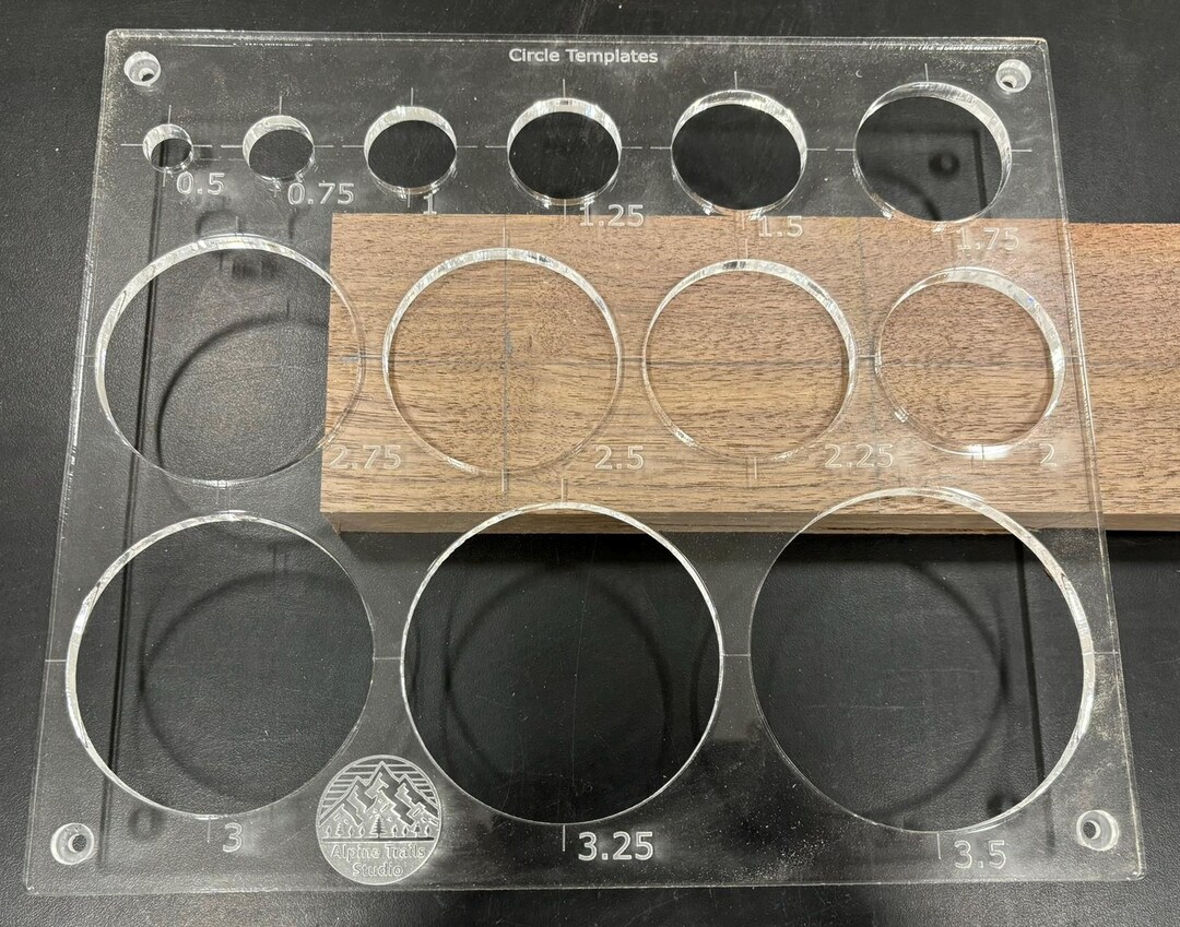 Router Circle Cutting Template - Etsy