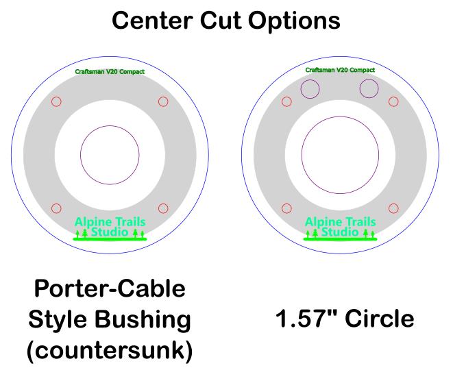 Router Base Plates for Craftsman Compact Palm Routers (V20 Max) - Etsy