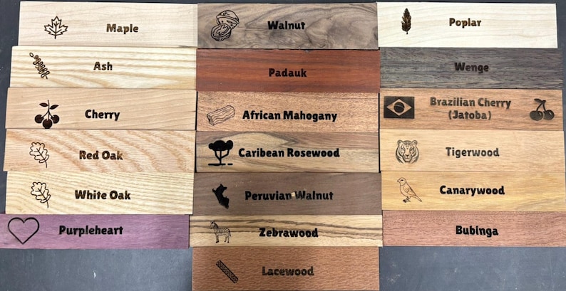 Exotic and Domestic Wood Strip Lumber: S4S Crafting Wood (13/16"x1-3/4 ...