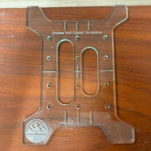 Drawer Pull Cutout Template in Multiple Sizes - Etsy