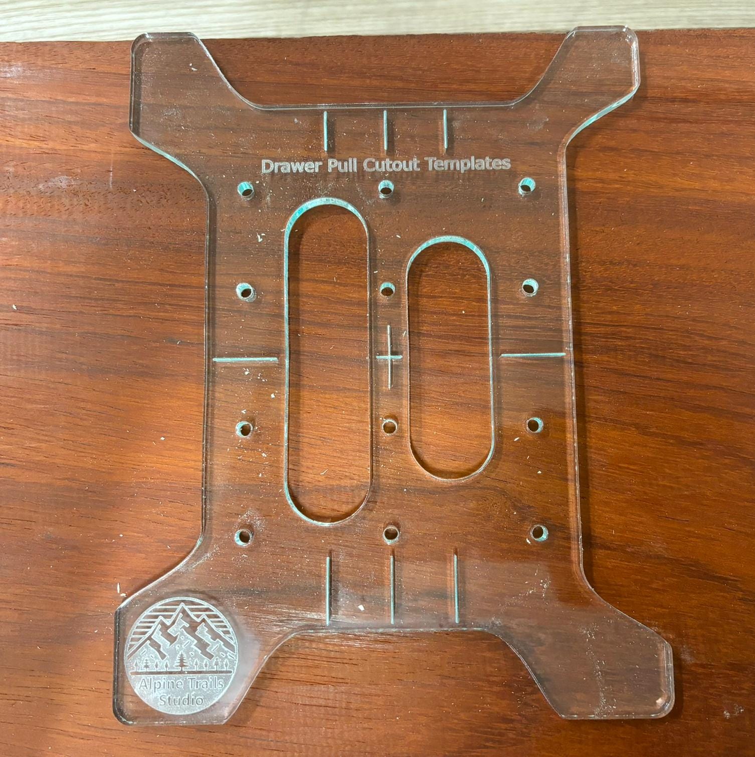 Drawer Pull Cutout Template in Multiple Sizes - Etsy