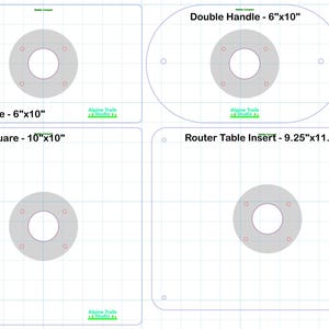 Router Base Plates for Makita Compact Palm Routers (models RT0701C ...