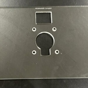 Wide Router Base Plate for Milwaukee Routers - Etsy