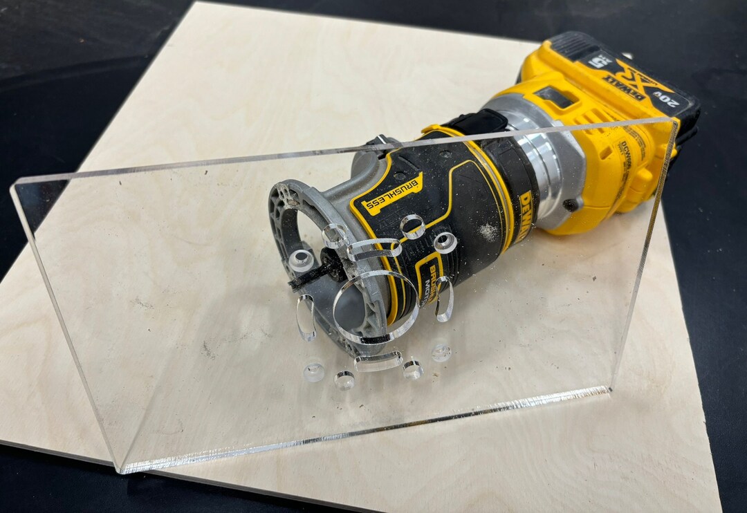 Wide Router Base Plate for Dewalt Routers - Etsy