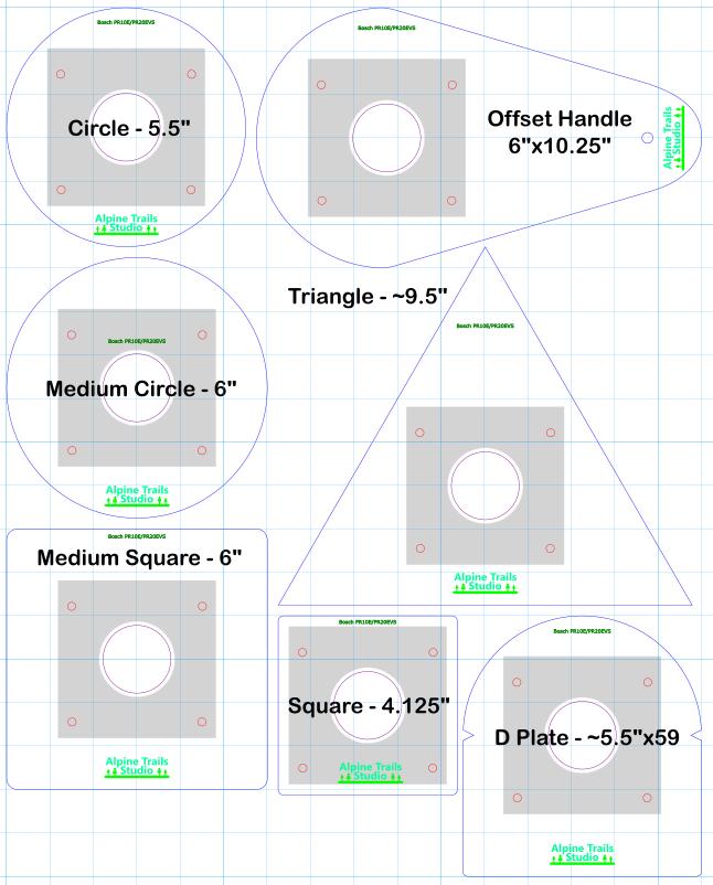 Router Base Plates for Bosch Routers - Etsy