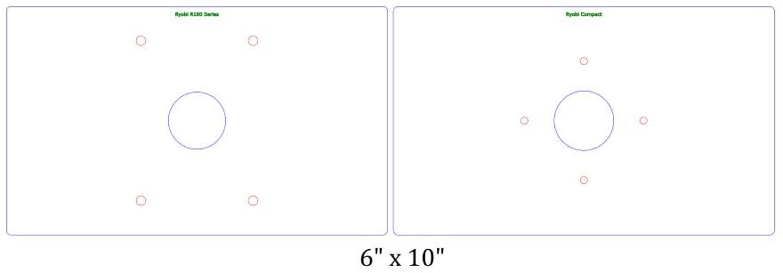 Wide Router Base Plate for Ryobi Routers - Etsy