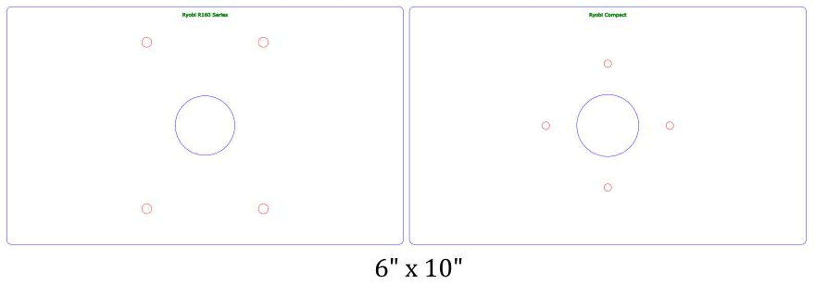 Wide Router Base Plate for Ryobi Routers - Etsy