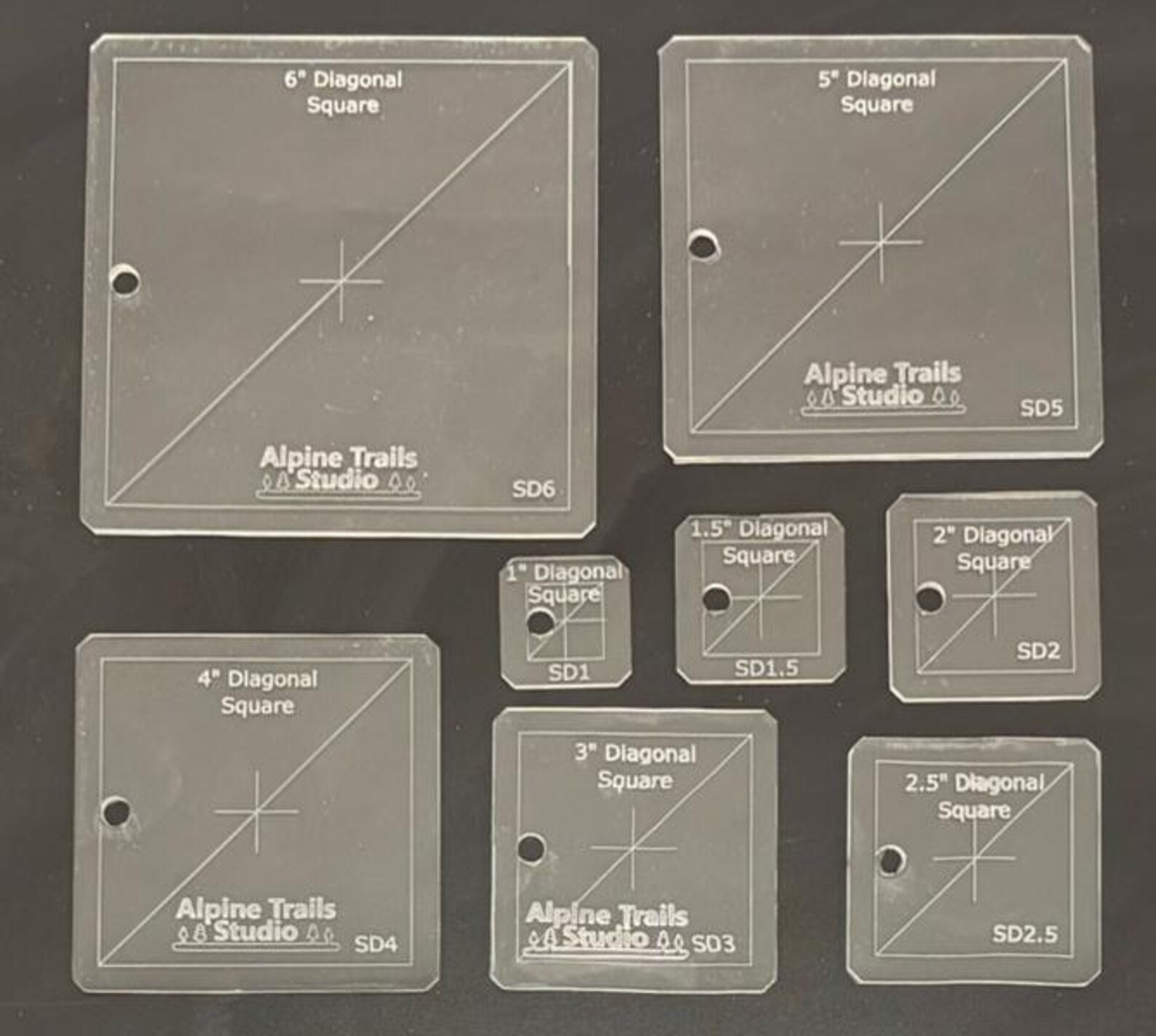 Quilting Patchwork Templates - Square and Rectangle Shapes Sets - Etsy
