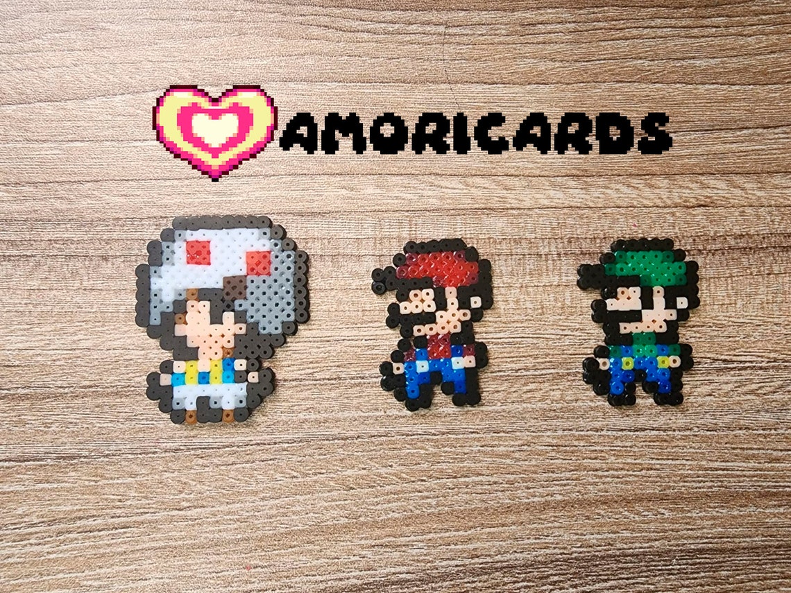 Mario, Luigi, Princess Peach, Toad, Daisy, Rosalina, Super Mario Pixel ...