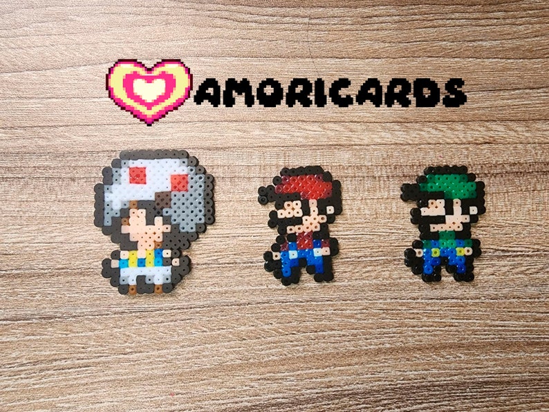 Mario, Luigi, Princess Peach, Toad, Daisy, Rosalina, Super Mario Pixel ...