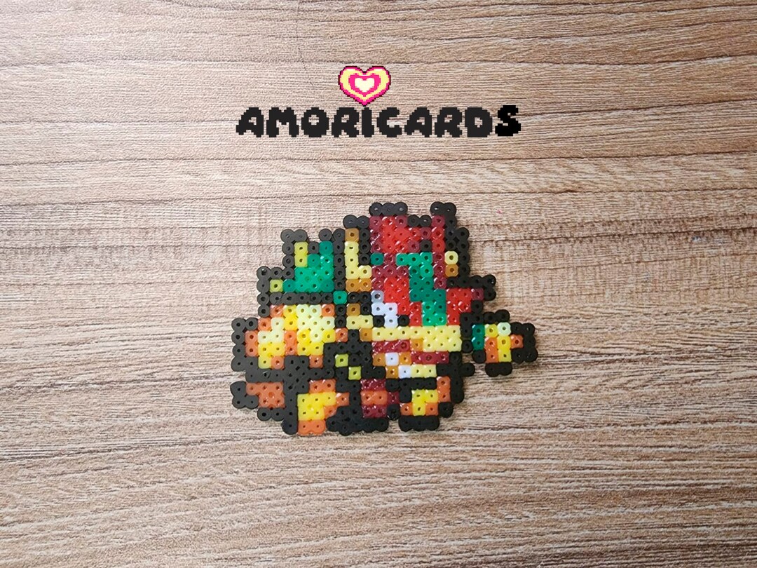 Bowser, Pixel Art Gift Gamer, Accessories and Jewelry, Keychain, Magnet ...