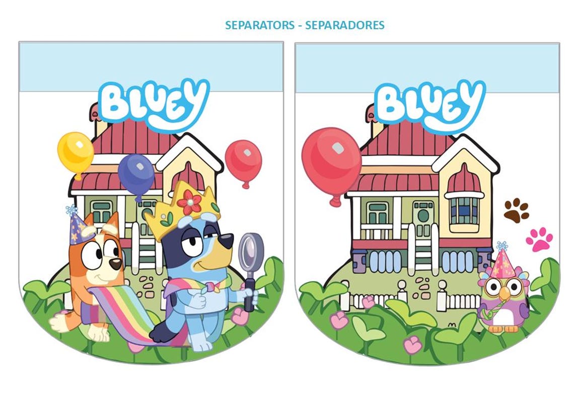 Bluey and Bingo, Banner Cut Template PDF, PPTX, EPS, Banner Template ...