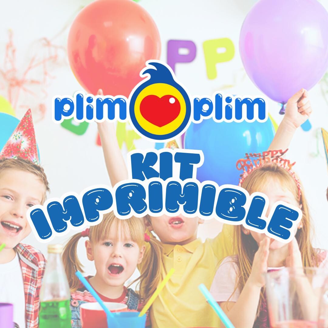 Plim Plim Printable Kit / Birthday Decoration, Birthday Party Printable ...