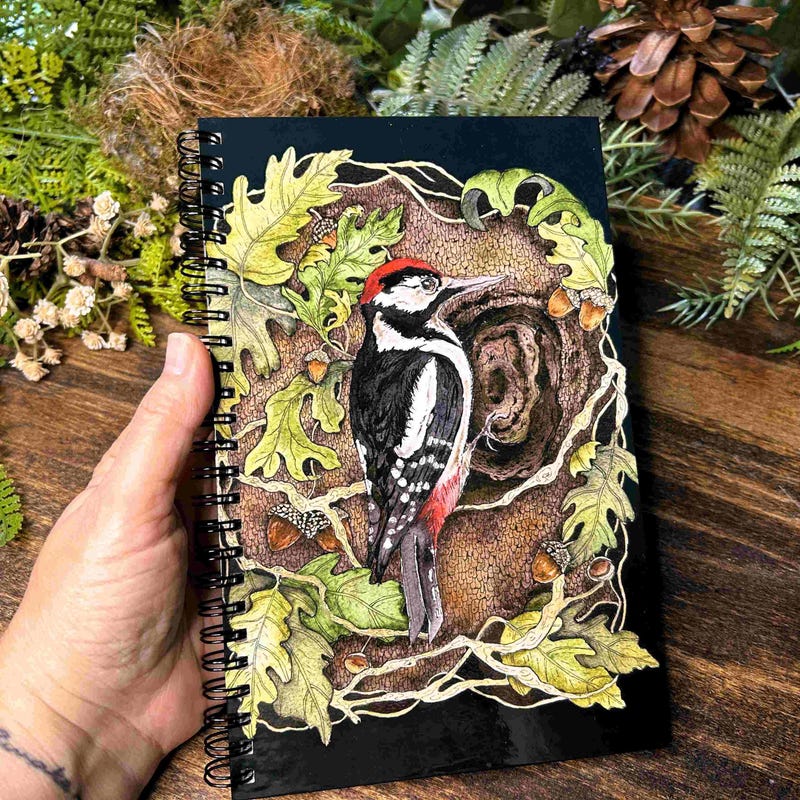 Custom Watercolor Notebook - Etsy