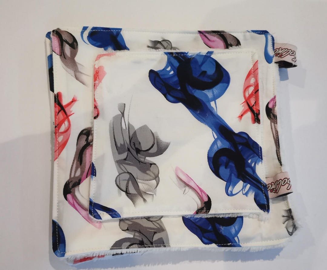 Facial, Body Wipe Pads, Towelling Flannel. Soft, Washable, Reusable ...