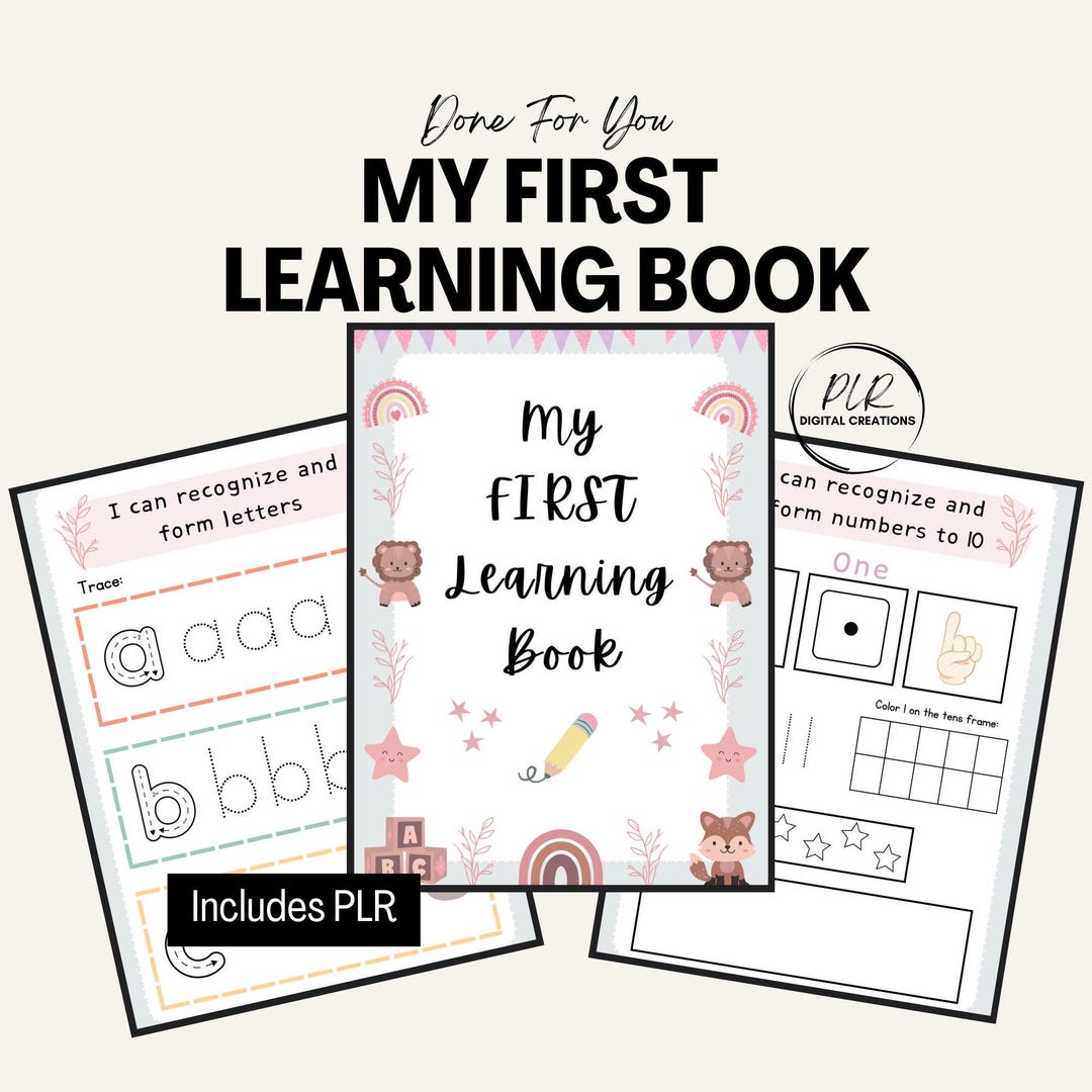 Preschool Activity Book | Letter Tracing | Numbers Worksheet ...