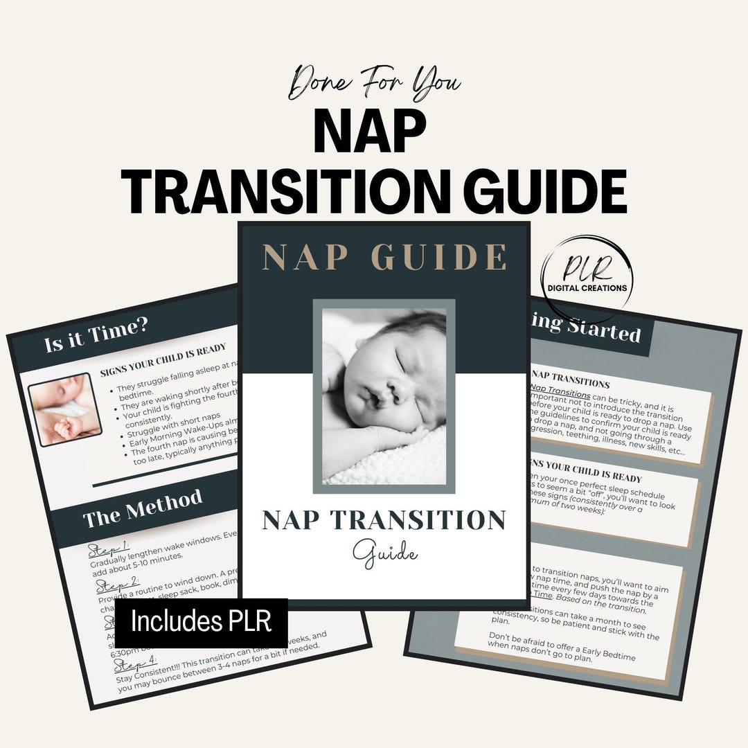 Baby Nap Transition Baby Nap Guide With PLR Motherhood Guide With PLR ...