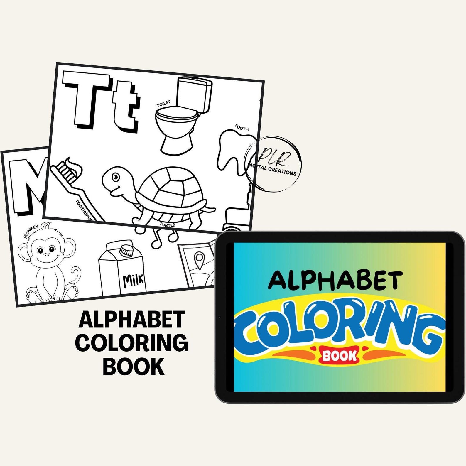 Alphabet Tracing Worksheet | Learning Letters Preschool | Coloring Page ...