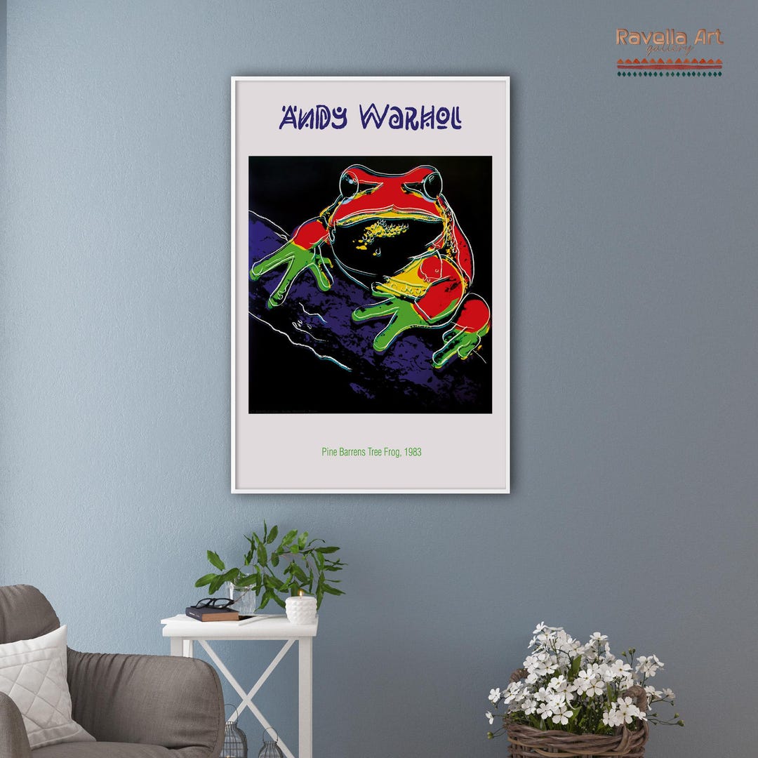 Andy Warhol Pine Barrens Tree Frog,colorful Wall Decor,gallery Print ...