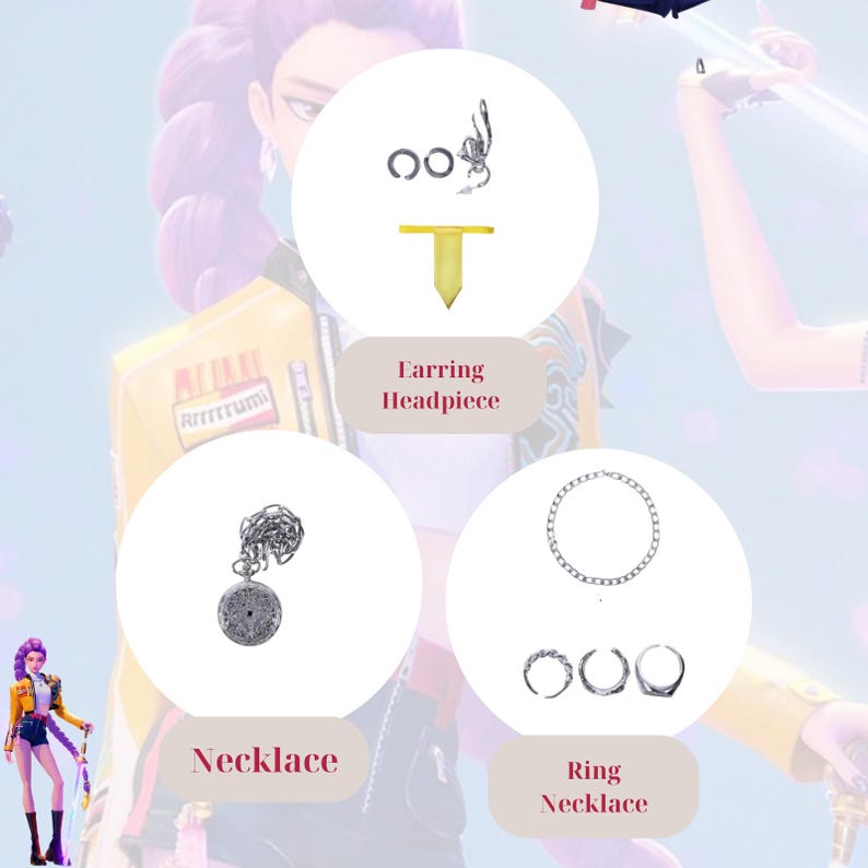 Rumi Kpop Demon Hunters Cosplay Costume, Huntrix Rumi Outfit, Halloween ...