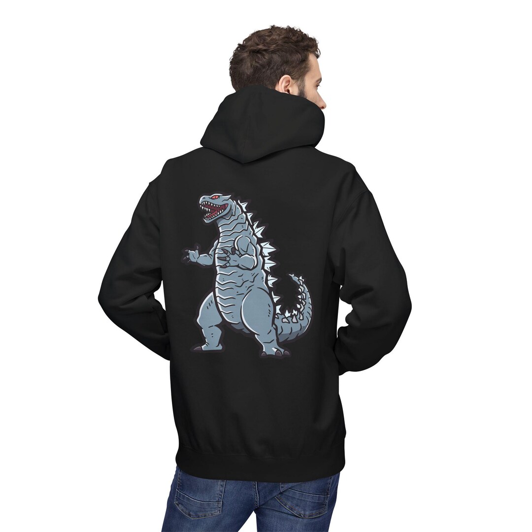 Japanese Streetwear Kaiju Godzilla Mustang Hoodie Adult Unisex Tokyo ...