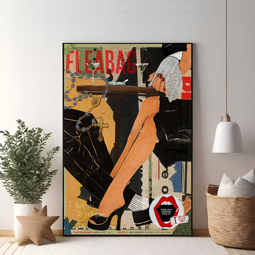 Fleabag Movie Poster, Film Fan Collectibles, Minimalist Art, Retro ...