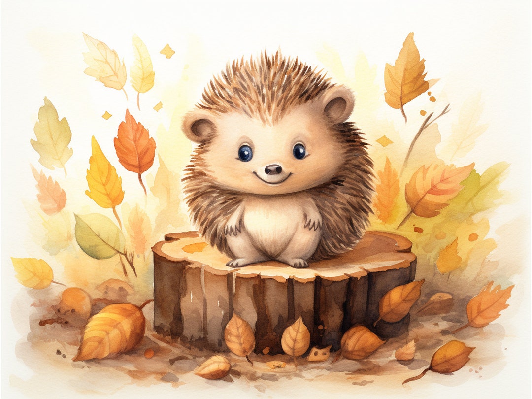Transparent Background Hedgehog PNG - Etsy