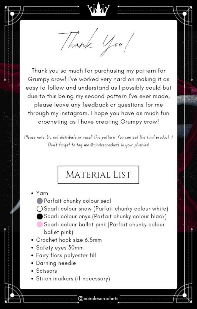 PATTERN Love and Deepspace Grumpy Crow Crochet Pattern Amigurumi - Etsy
