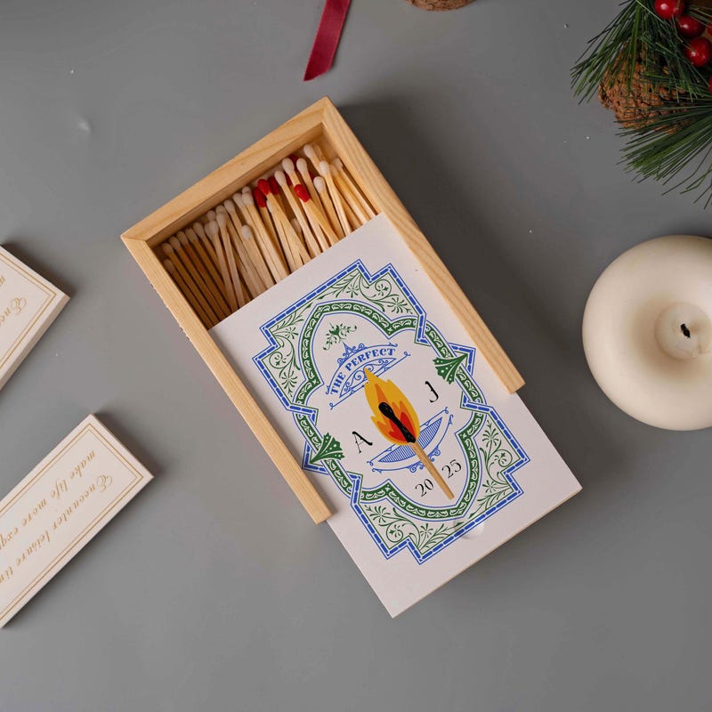 Wooden Matchbox - Etsy