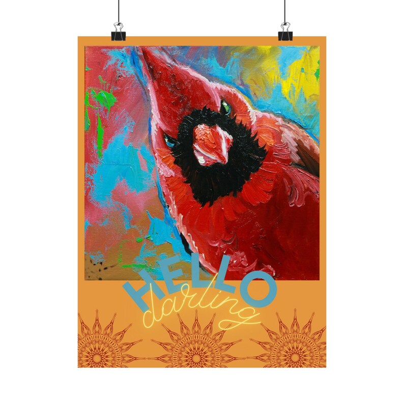 Cardinal Poster - Etsy