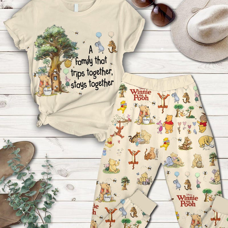 Winnie the Pooh Adult Pajamas - Etsy