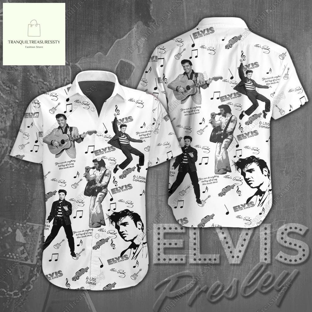 Elvis Presley Button Shirt, Elvis Presley Shirt, Elvis Hawaiian Shirt ...