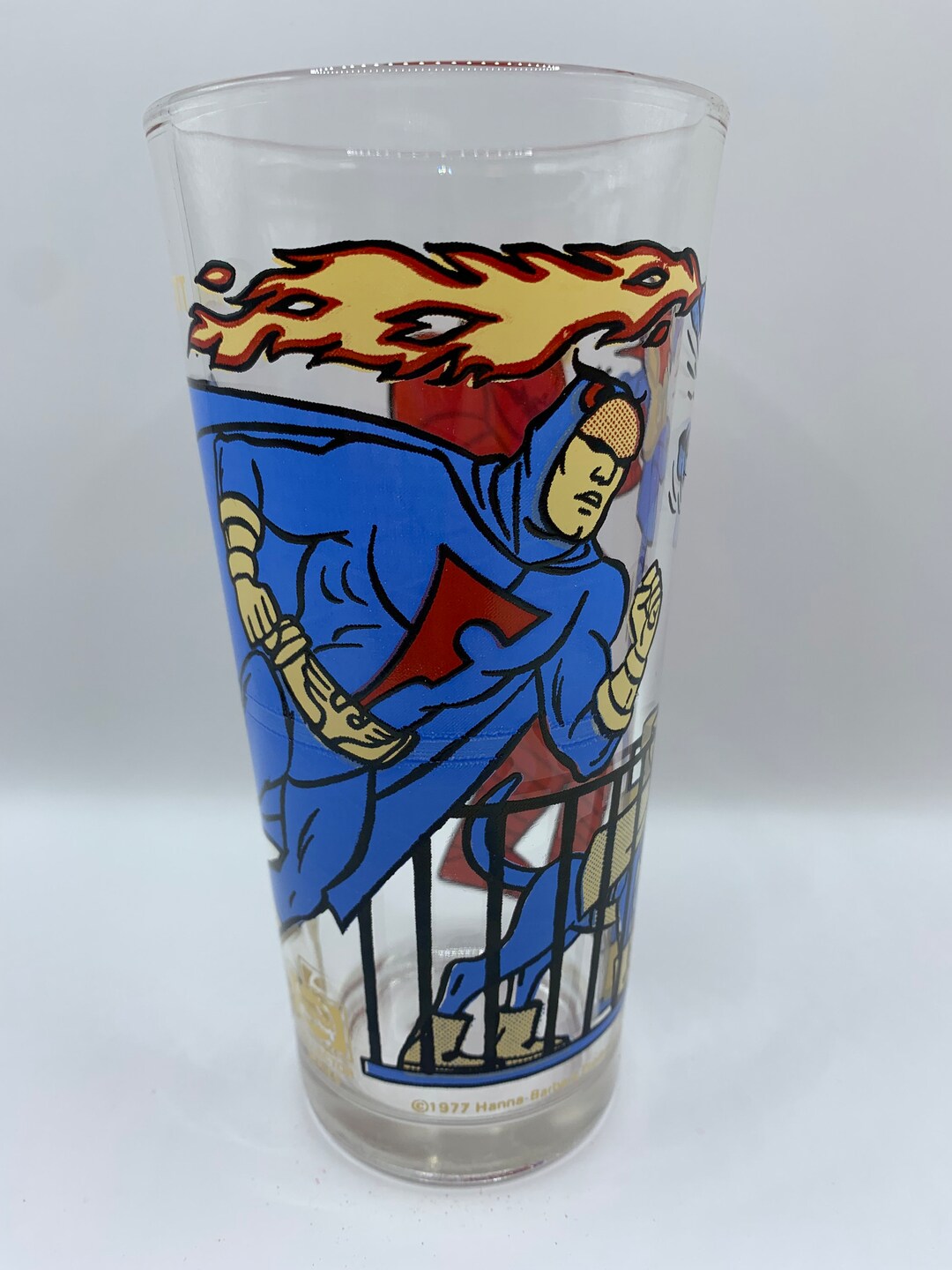 Vintage 1977 Dynomutt Cartoon Character Glass - Etsy